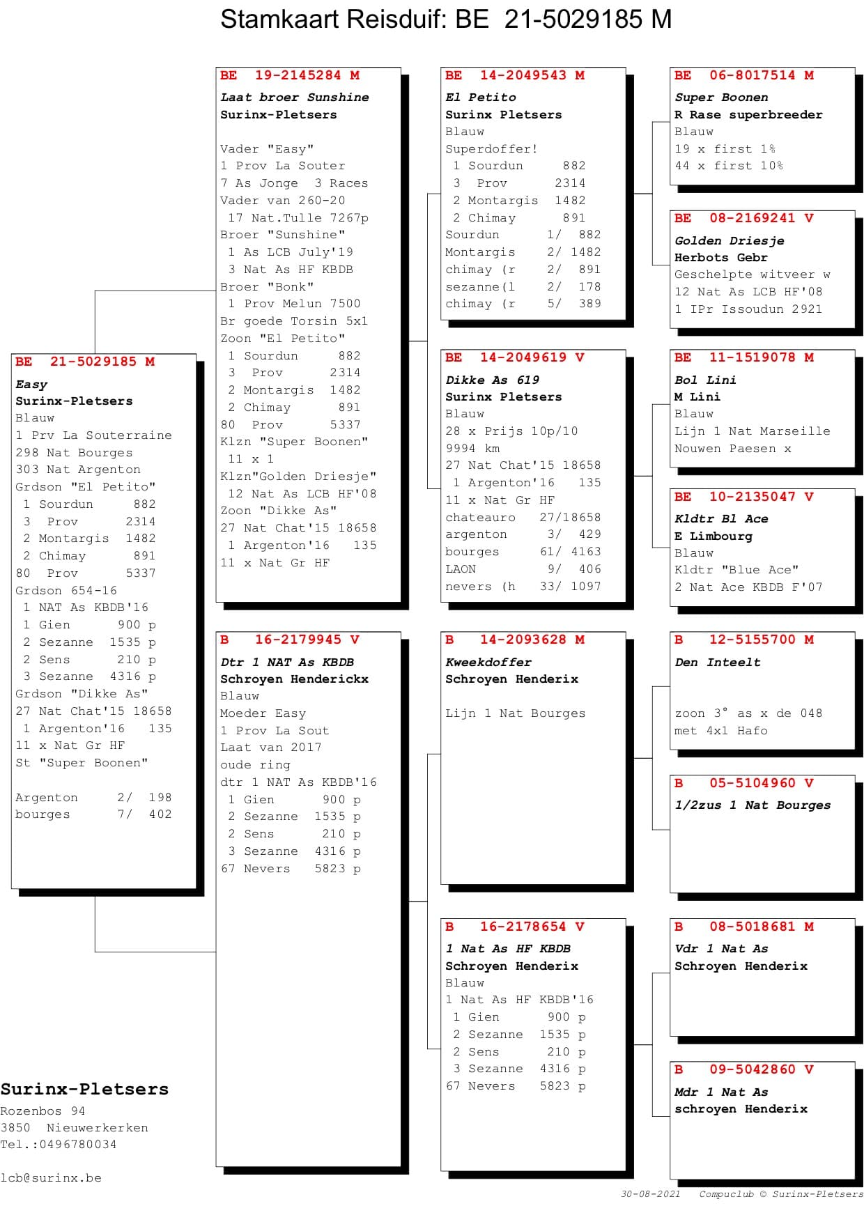 Surinx-Pletsers (Nieuwerkerken) - 1 Prov. La Souterraine 964 youngsters