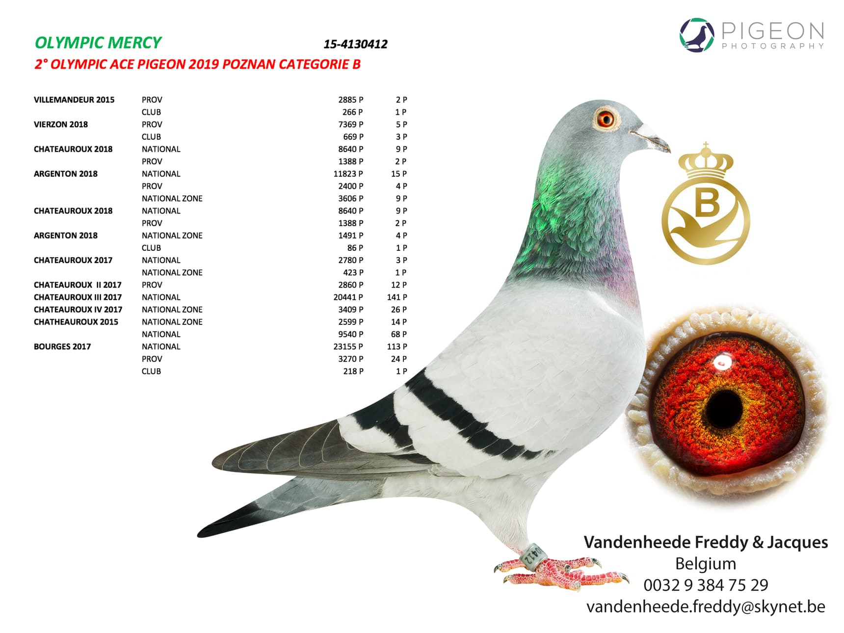 Freddy & Jacques Vandenheede (Kruisem) string together the champion titles!