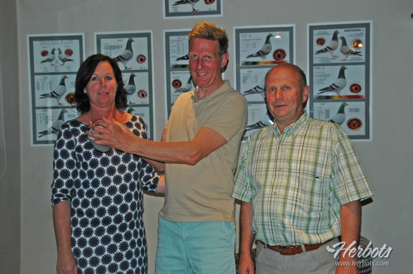 The famous “Chipo” breeding line of Benny Steveninck (B) impressed also ...