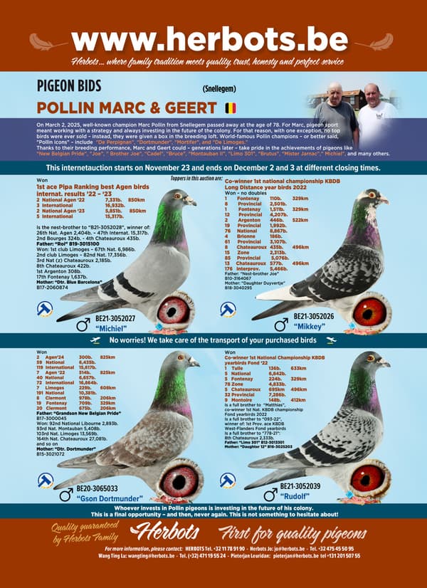 马克&吉尔特·波林独家拍卖会（Pollin Marc & Geert