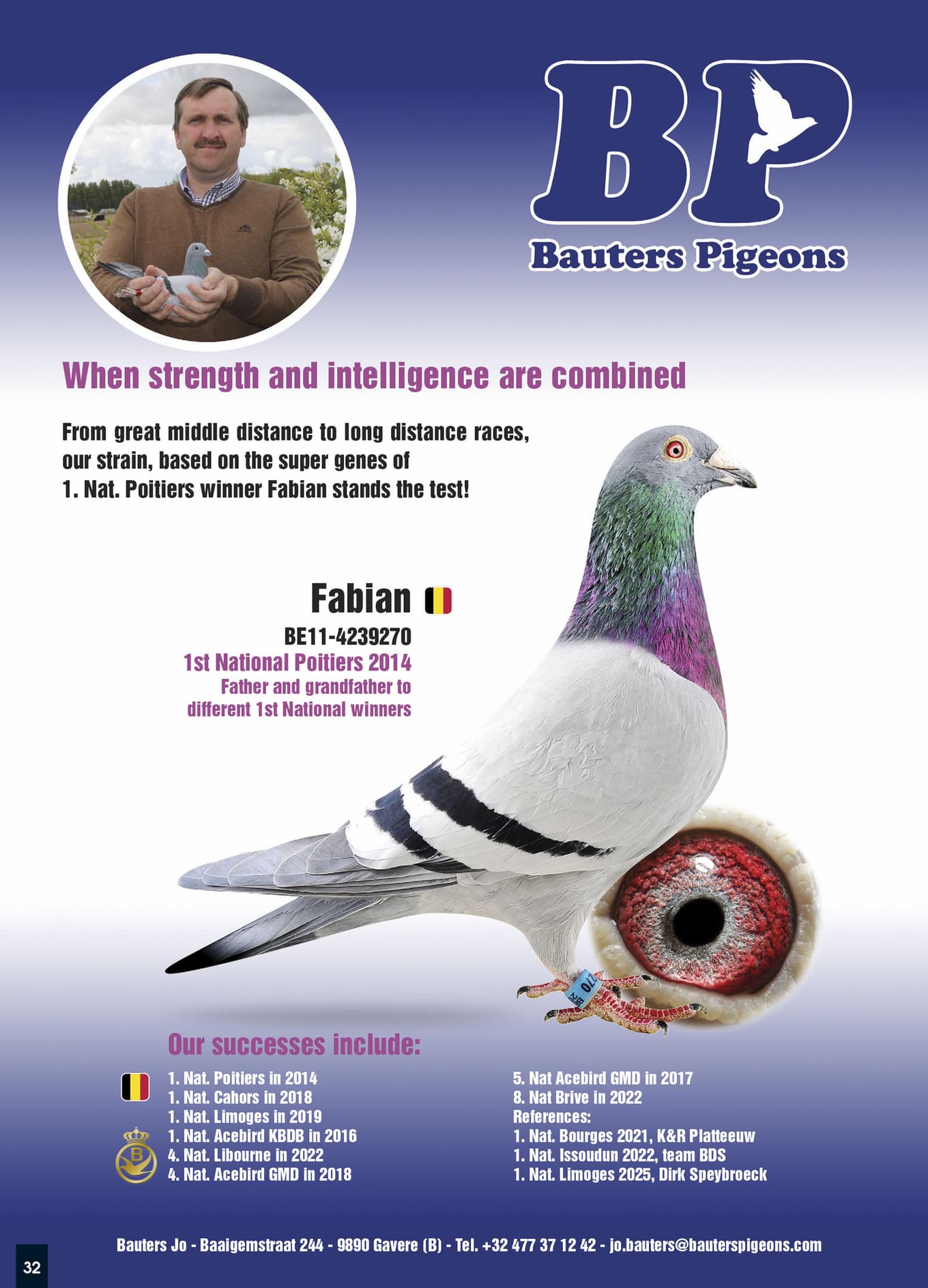 Bombeke Luc: A breeding loft with world class genes